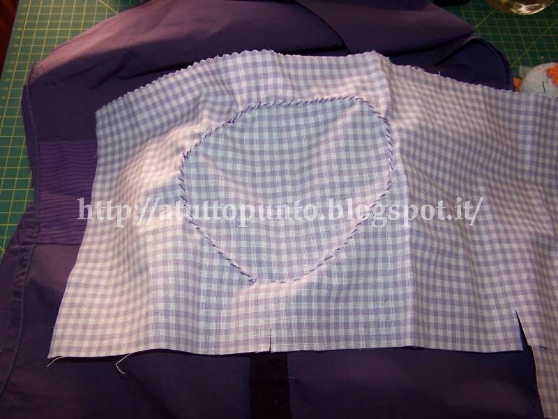 A tutto punto: Un cuscino da una camicia - TUTORIAL