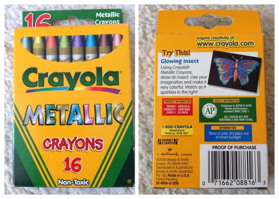 Crayola Metallic FX and Metallic Effect Crayons | Jenny's Crayon Collection