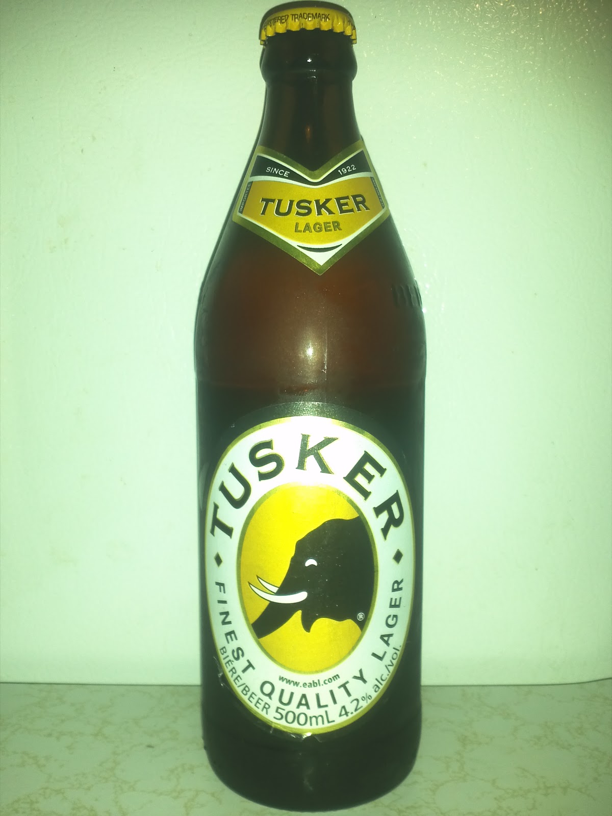 The Beer A Day Blog: Beer #11 - East African Breweries Tusker Lager