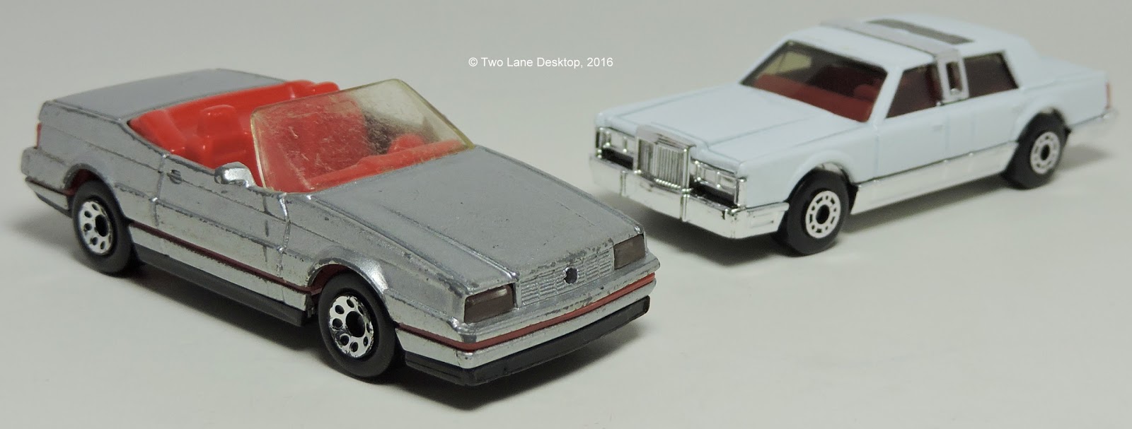 Matchbox Luxury: Cadillac Allante and Lincoln Town Car Limo