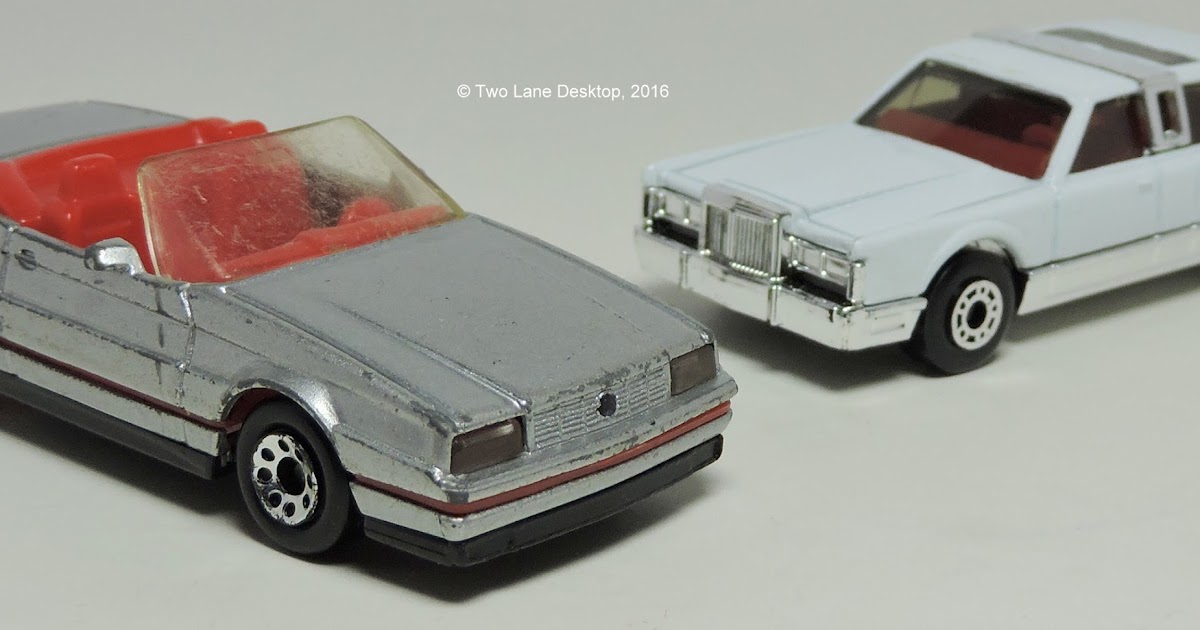 Matchbox Luxury: Cadillac Allante and Lincoln Town Car Limo