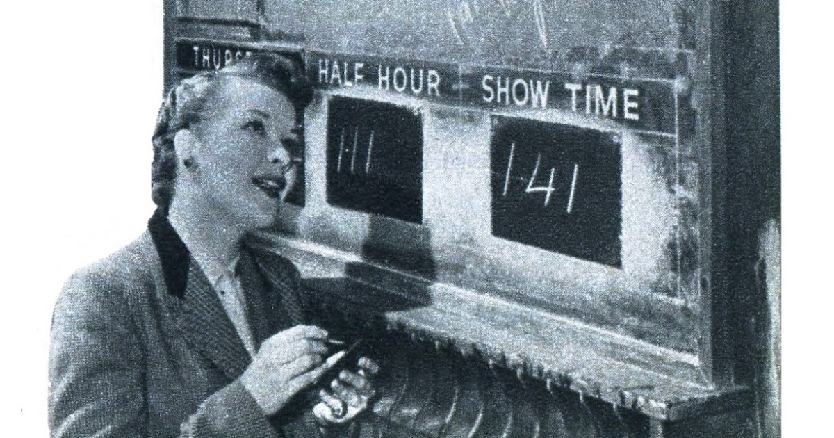 VINTAGE THEATRE CATALOGS: CALL BOARD AT CHICAGO THEATRE (1953)