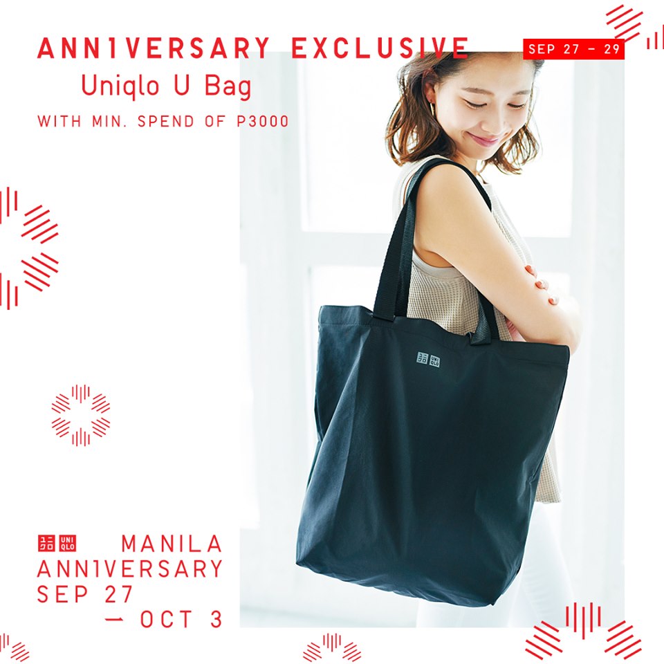 Manila Shopper: UNIQLO Flagship Store Glorietta 5 1st Anniversary Promo ...