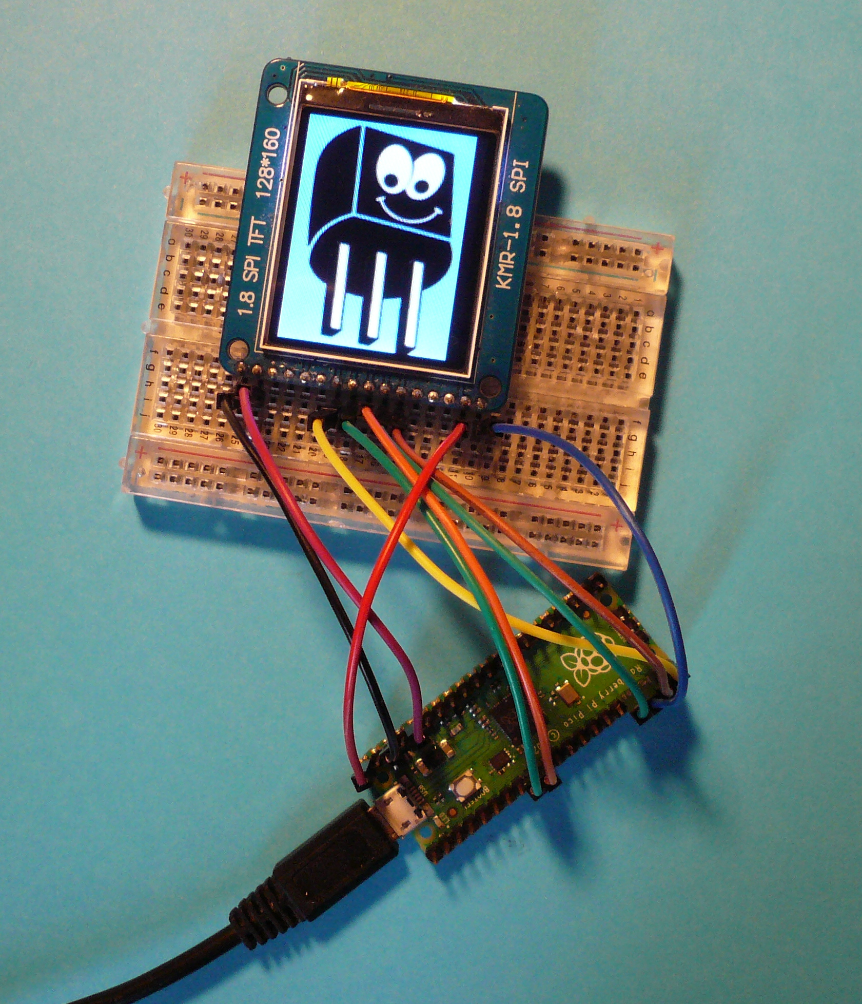 Électronique en amateur: Écran couleur SPI ST7735 et Raspberry Pi Pico ...