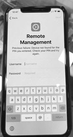 Tutorial Teknisi Pemula: Iphone 5,6,7, (S) stuck " Remote management