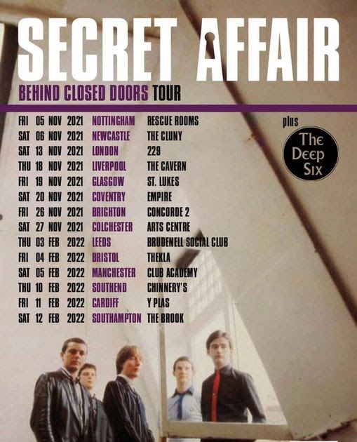 Modernist Society: Secret Affair & The Deep Six announce rearranged UK ...
