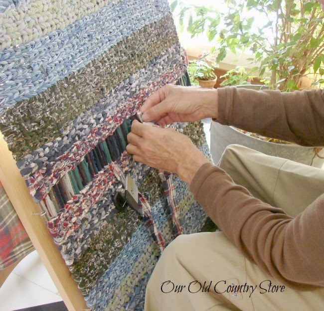 Our Old Country Store: First Rag Rug Completed, Featured in Delta ...