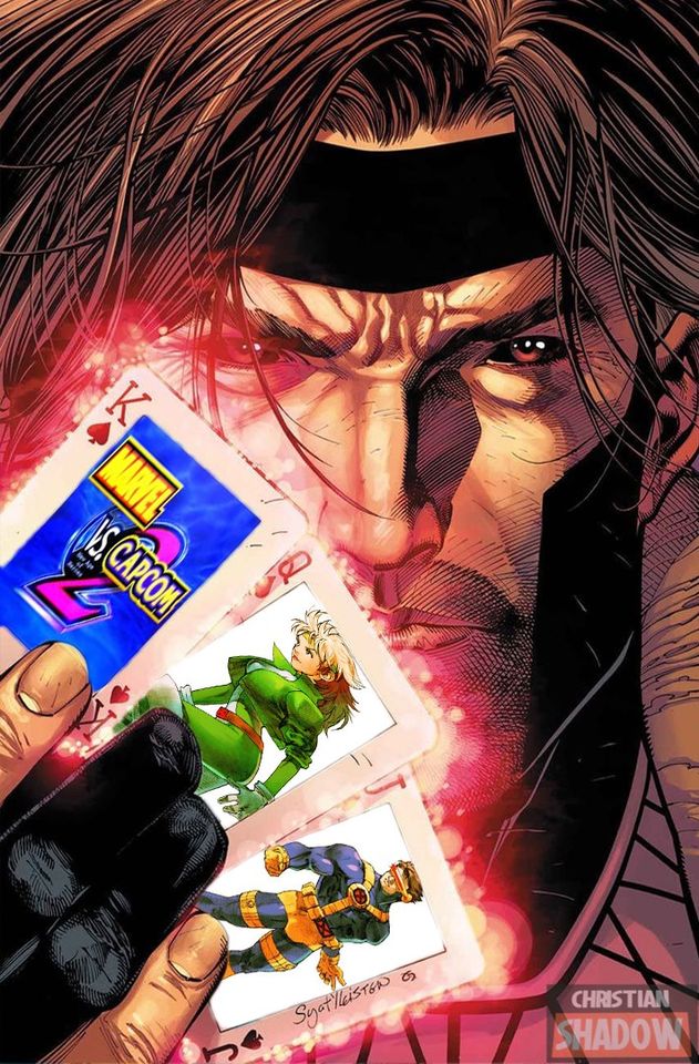 MvC2 Team XMEN Rogue Gambit Cyclops - ChristianShadow