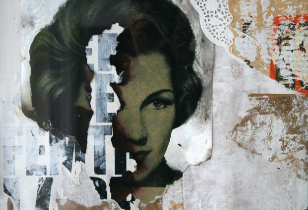 Victoria Ulrikke Iles: New work space and large scale collage piece