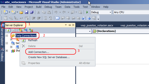 Cómo acceder a Bases de datos en SharePoint 2010
