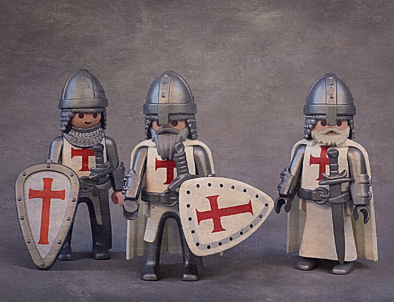 MOP - MAD ON PLAYMOBIL : PLAYMOBIL CUSTOM CRUSADERS