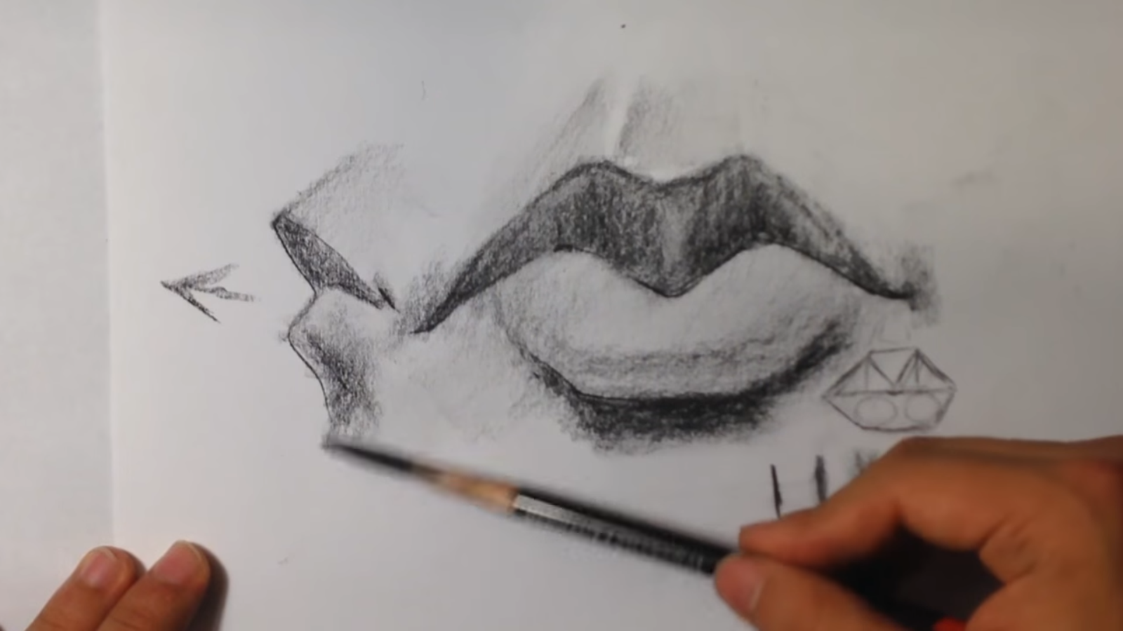 How to Draw Lips by Easy Things to Draw