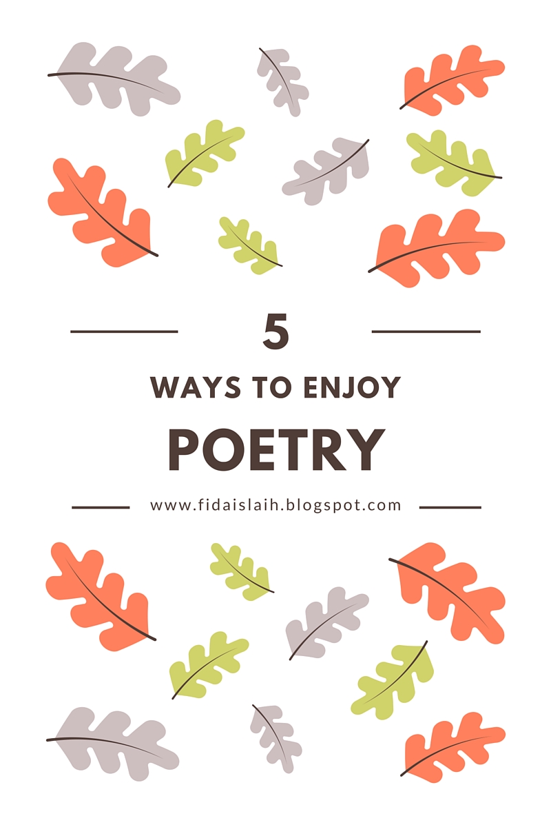 Poetry Thursday: Enjoying Poetry