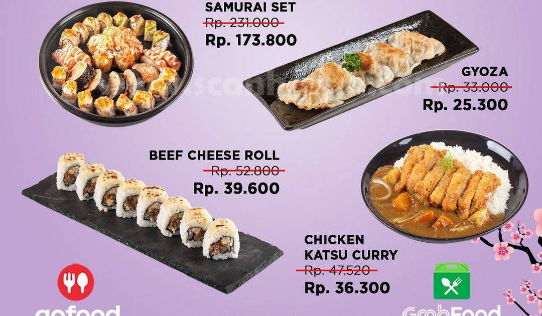 PECO PECO SUSHI Promo WFH Super Deal! harga mulai 25K via GoFood atau ...
