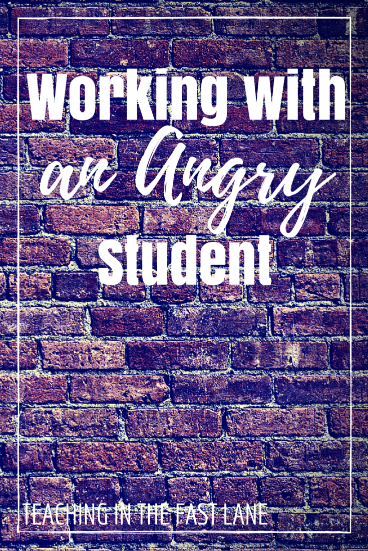 Helping Students to Overcome Anger - Teaching in the Fast Lane