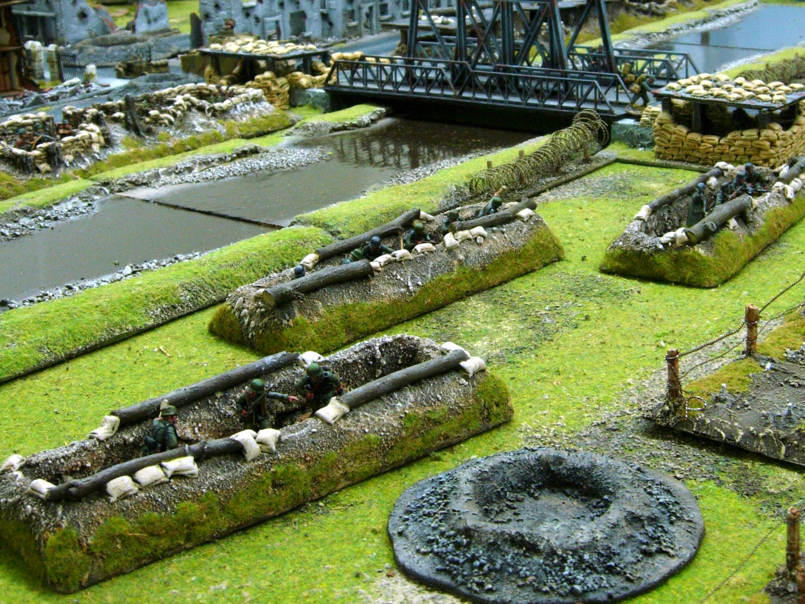 Wargaming with Silver Whistle: MAKING SLIT TRENCHES (CoC) & LONG TRENCHES