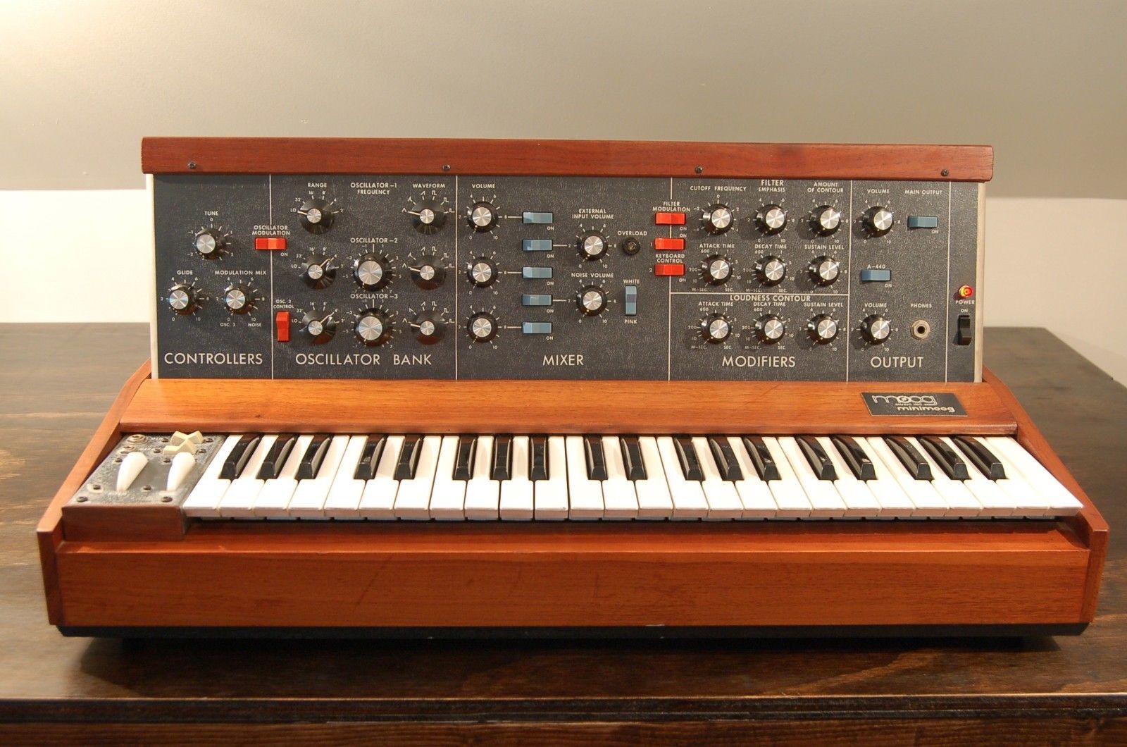 MATRIXSYNTH: Original 1973 Moog Minimoog Model D SN 2538