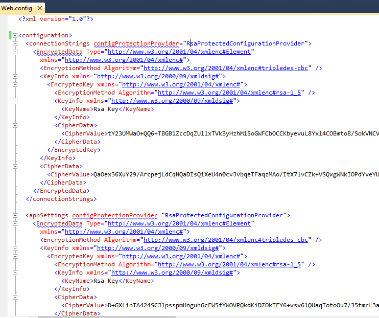 Rostyslav's blog: Encrypting and Decrypting Web.config Sections in .NET 4.0 Rostyslav's blog: Encrypting and Decrypting Web.config Sections in .NET 4.0