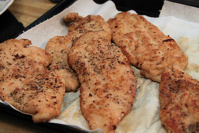 Riffin' in the Kitchen: Friday Dinner: Chicken Piccata, Fettucine con ...