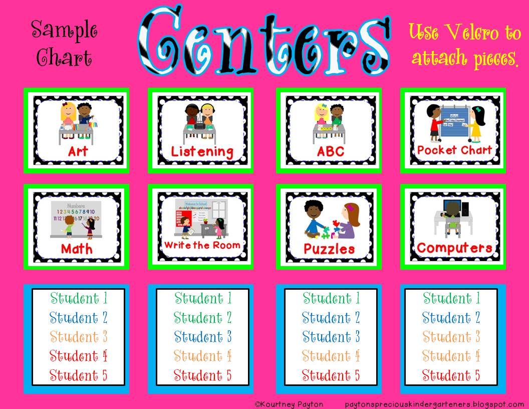 Mrs. Payton's Precious Kindergarteners: Centers