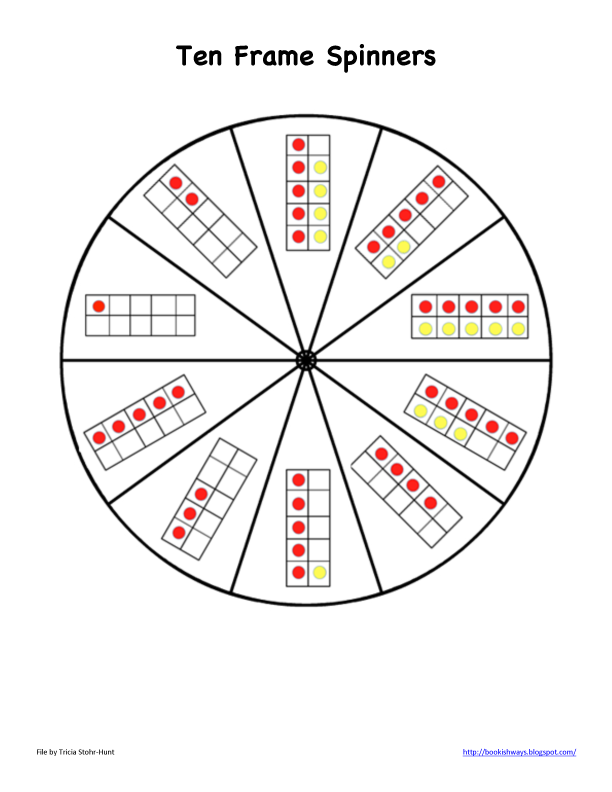 Simply Centers: Ten Frames Spinners