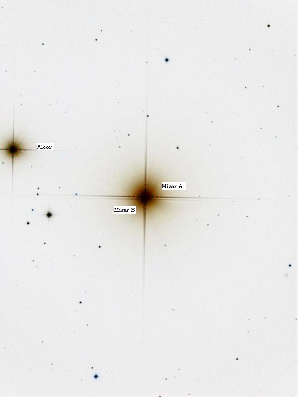 IL MIO SPAZIO: Mizar (A e B) e Alcor