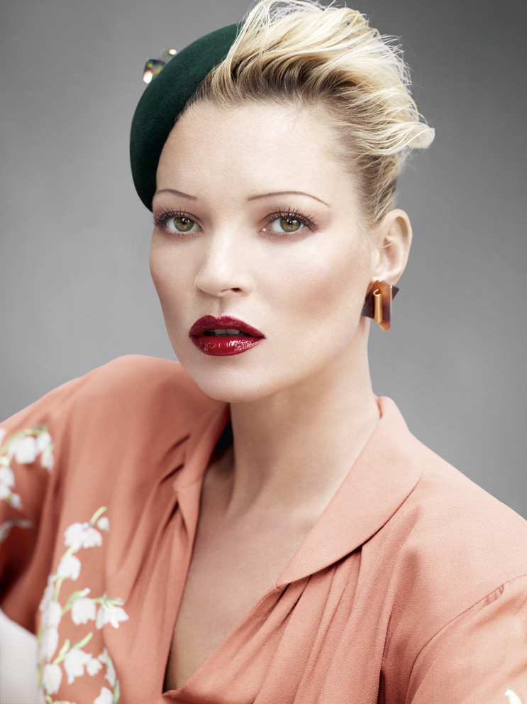 For Fashion Freaks: British Vogue-Aug/Sept Issue: Kate Moss Vintage Shoot
