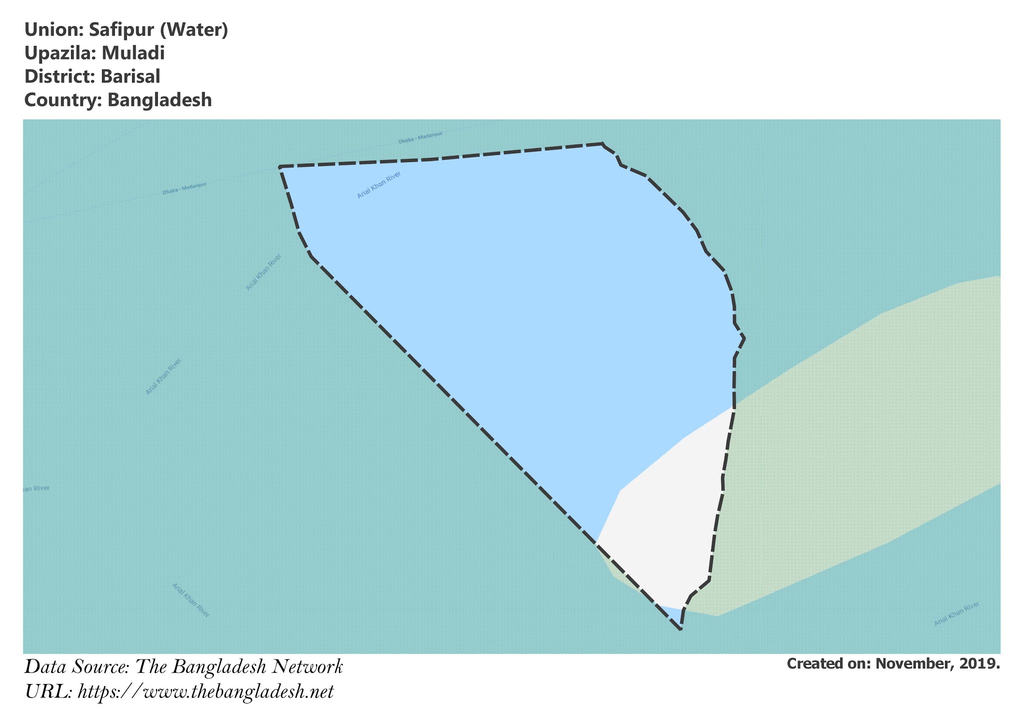 Safipur Union (Water), Barisal