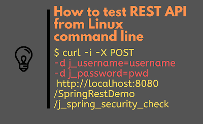 How to call REST API an send HTTP GET and POST Request using cURL ...