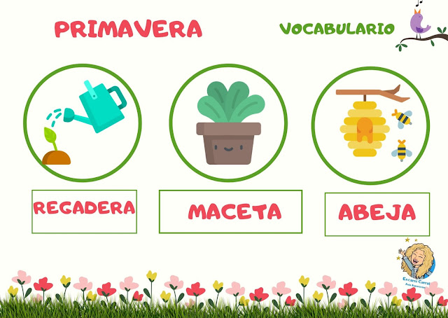 AULA DE SUPERACIÓN: ⭐VOCABULARIO PRIMAVERA