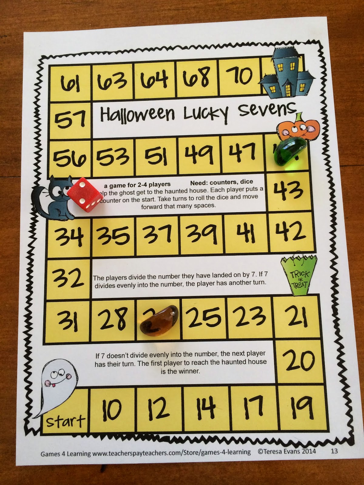 Fun Games 4 Learning Halloween Math Fun 