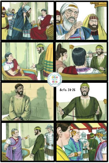 12. Paul Before Felix, Festus and Agrippa | Bible Fun For Kids
