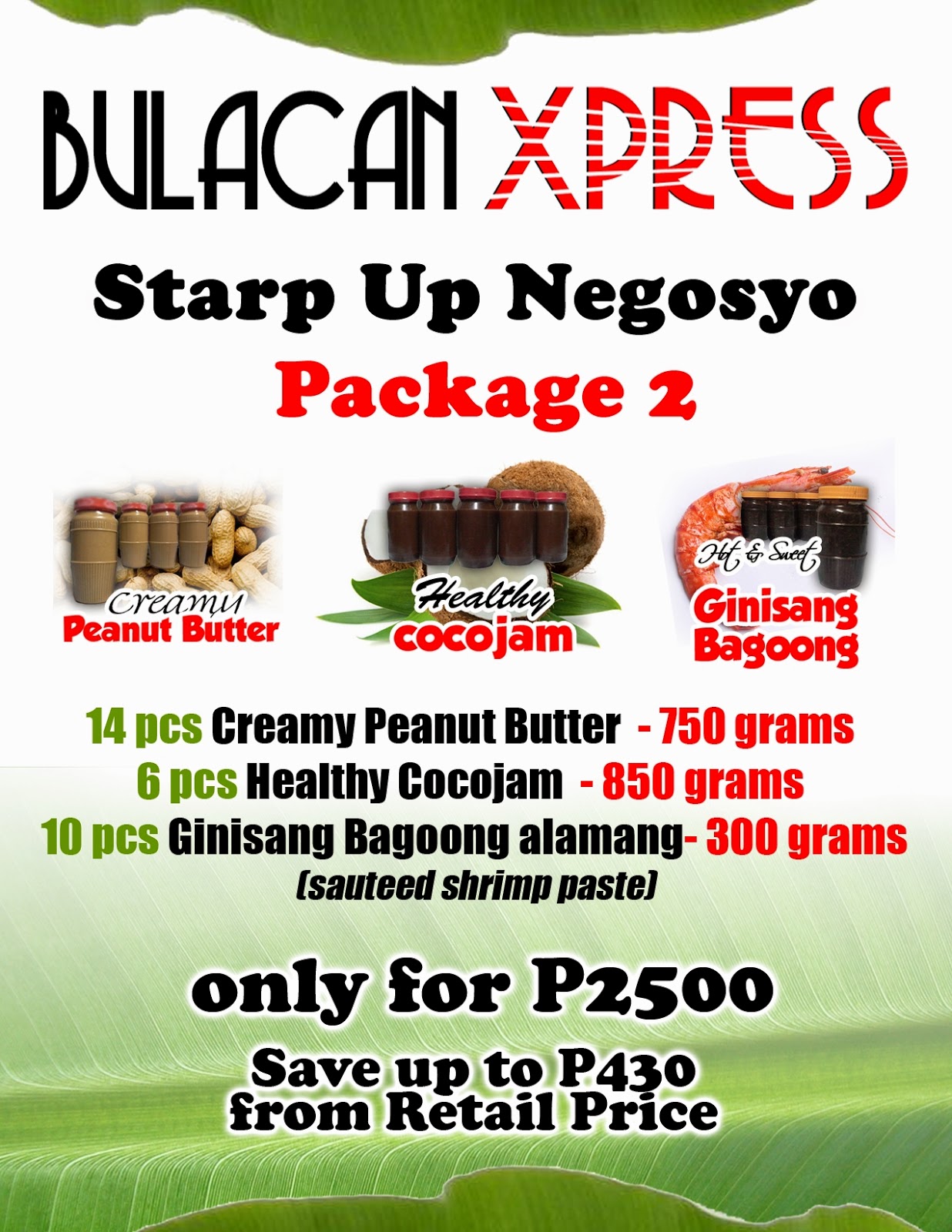 bulacan xp: Start Up Negosyo Package 2