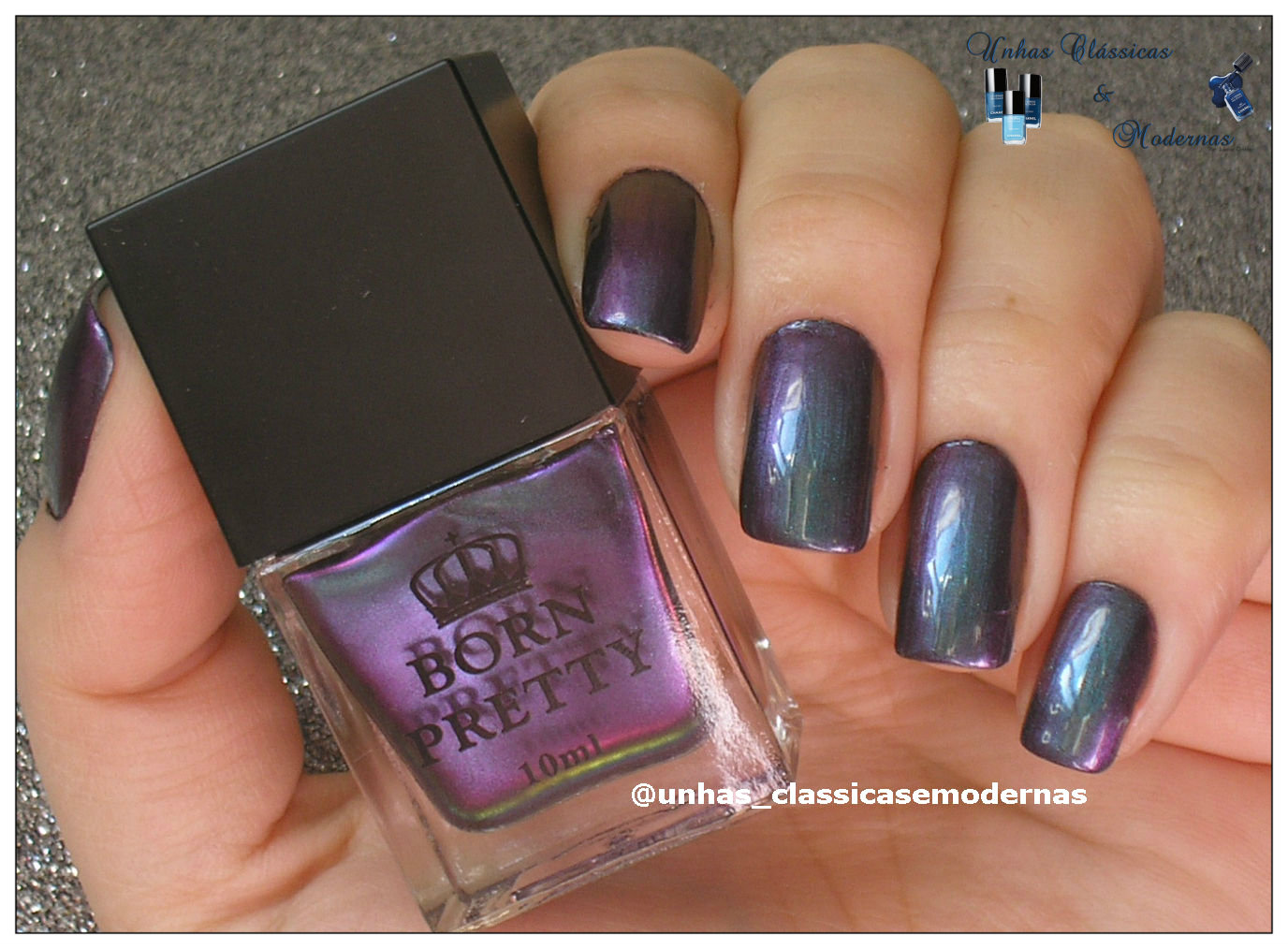 Unhas Clássicas e Modernas : Esmalte Multichrome - Born Pretty Store