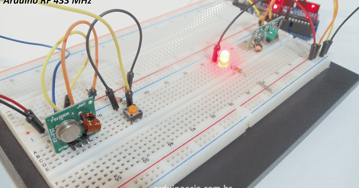 Arduino E Cia Comunicação Sem Fio Com O Módulo Rf 433 Mhz