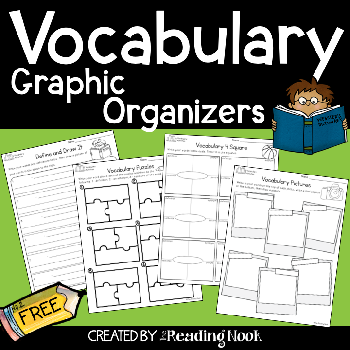 Vocabulary Graphic Organizers - The Reading Nook