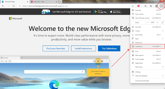 How to save open tabs for later in Microsoft Edge?