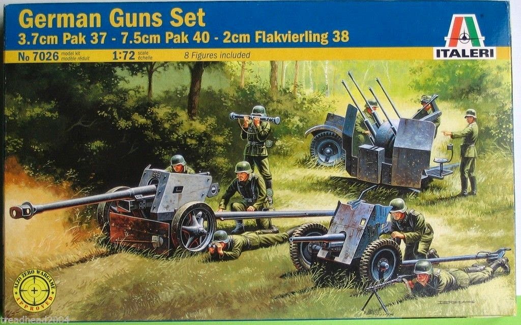 Aurelius Legion: Italeri 1/72 scale WW2 German PAK 36