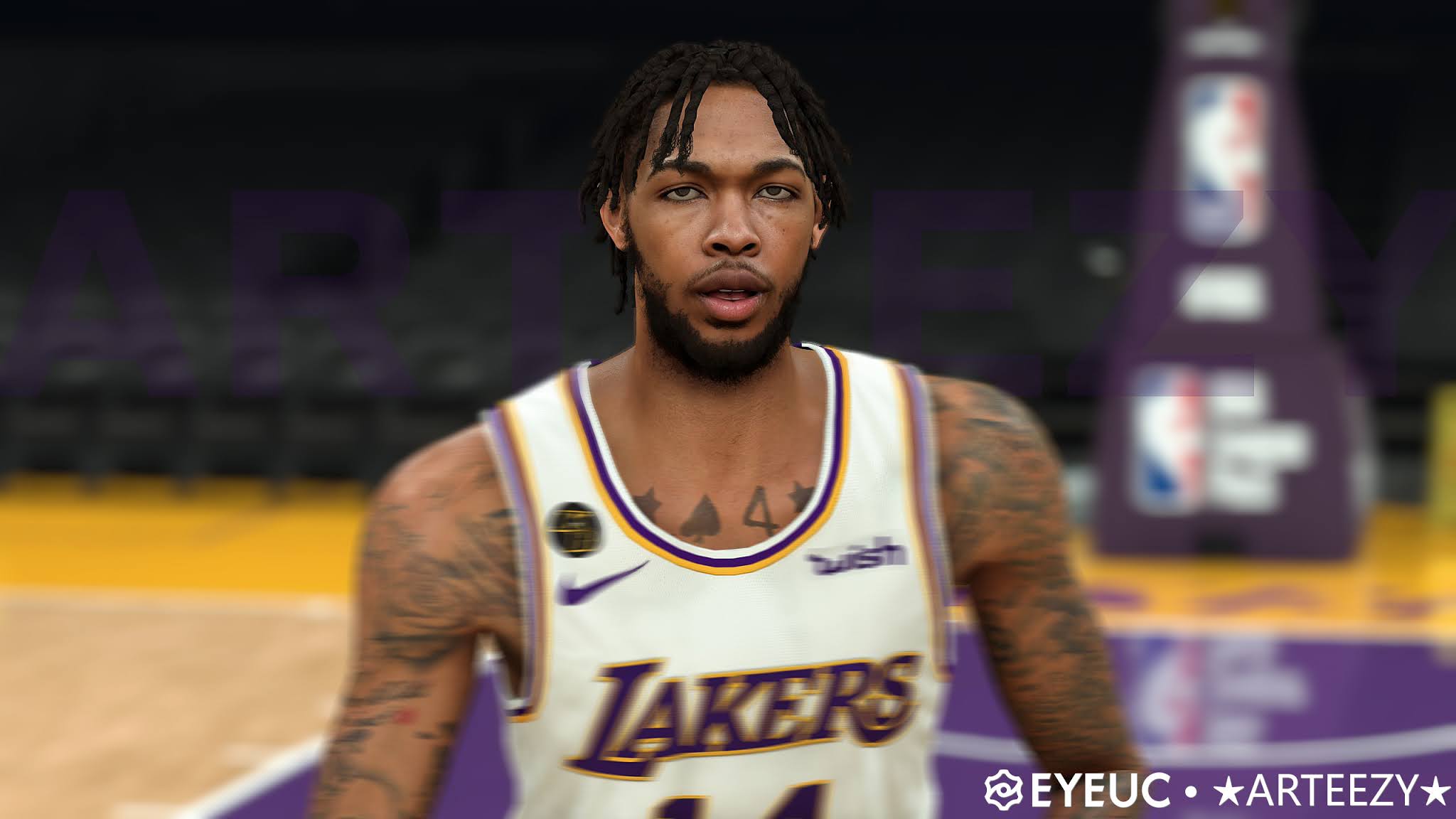 Brandon Ingram Cyberface, Hair and Body Model V1 By Arteezy [FOR 2K21]