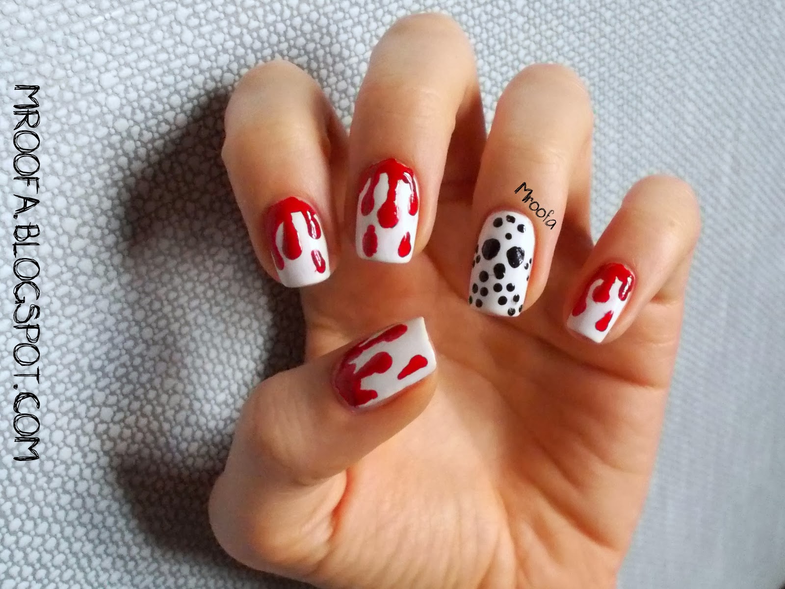 Friday the 13th Nail Art + Tutorial - Mroofa
