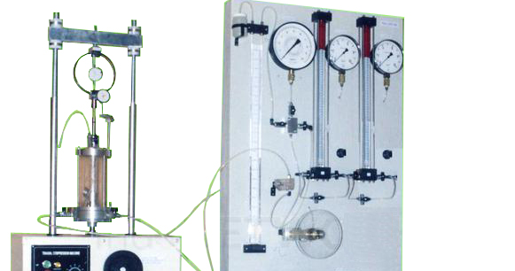 TRIAXIAL TEST SET, Digital reading pore pressure - QC