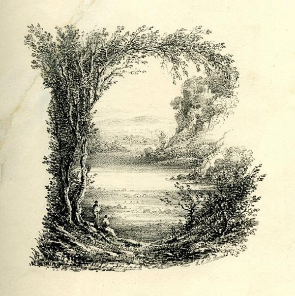 Letterology: A Mid-19th C Landscape Alphabet