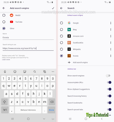Cara Mengubah Search Engine Default di Ponsel Android - Mastertipsorialindo