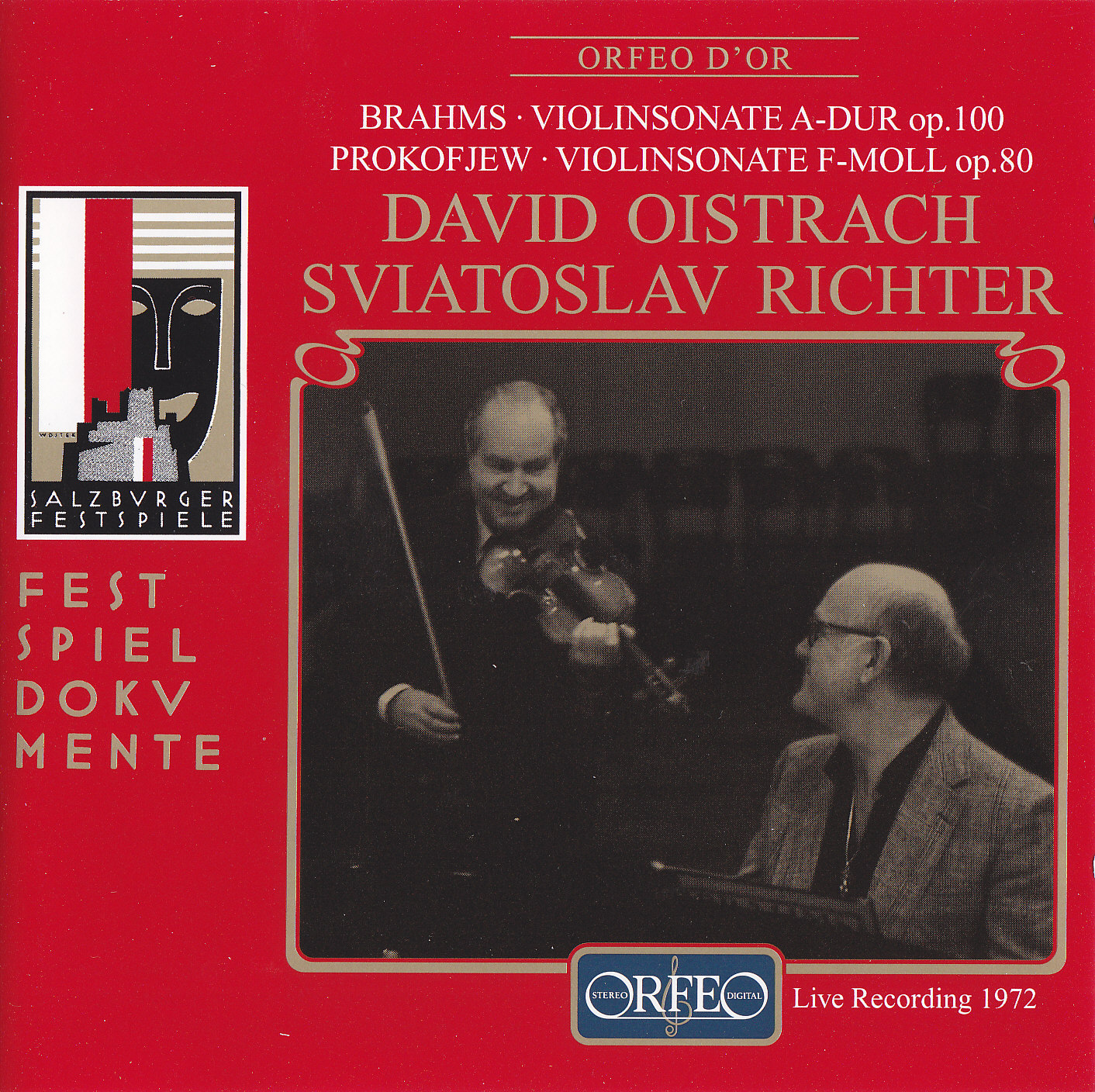 Diabolus In Musica: Brahms, Prokofiev - Violin Sonatas - Oistrakh, Richter