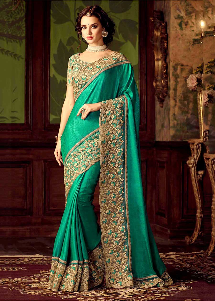 Latest designer fancy saree