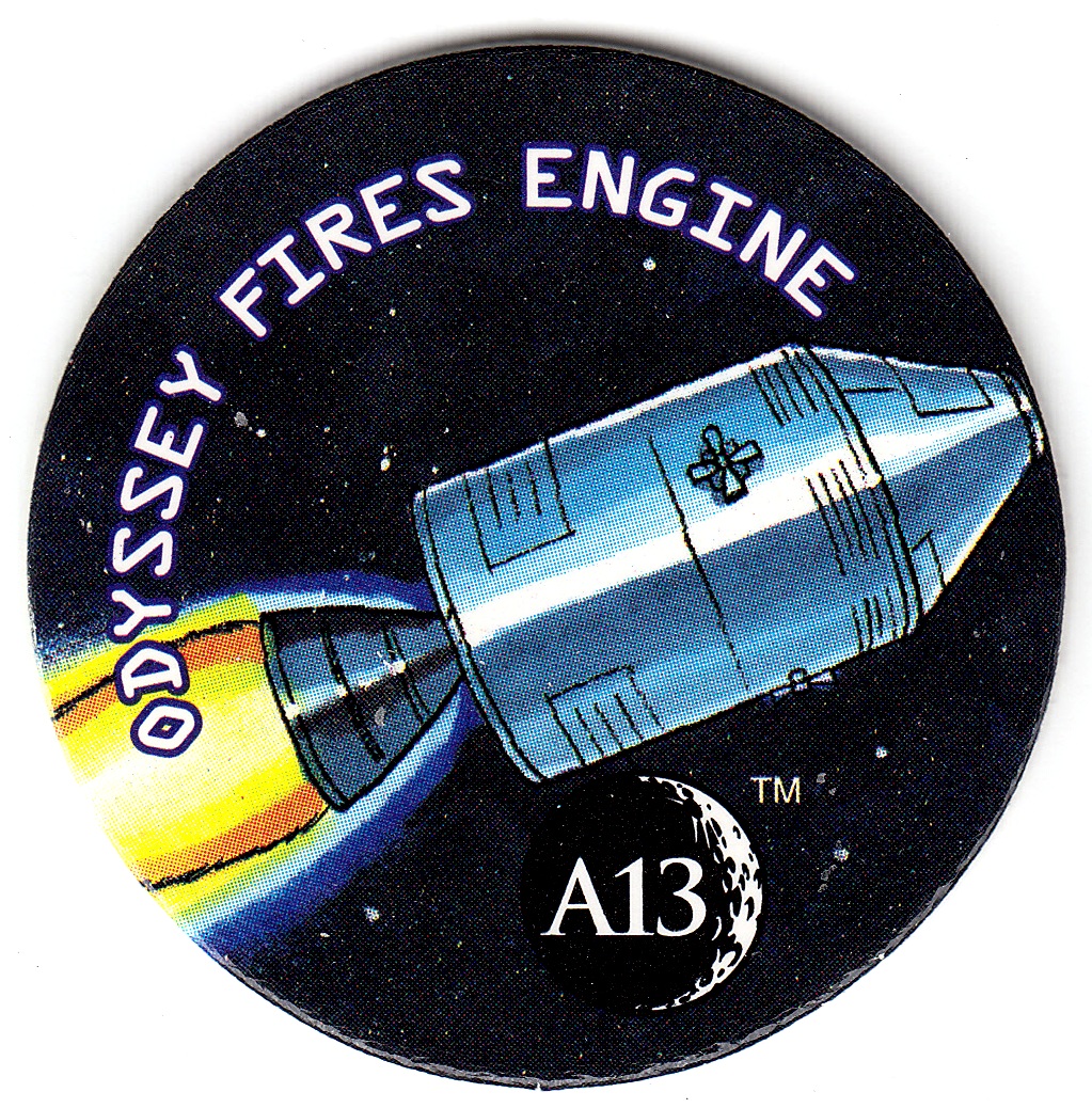 Toys and Stuff: Hardee's Apollo 13 Pog Collector Case - Pogs 1 - 10