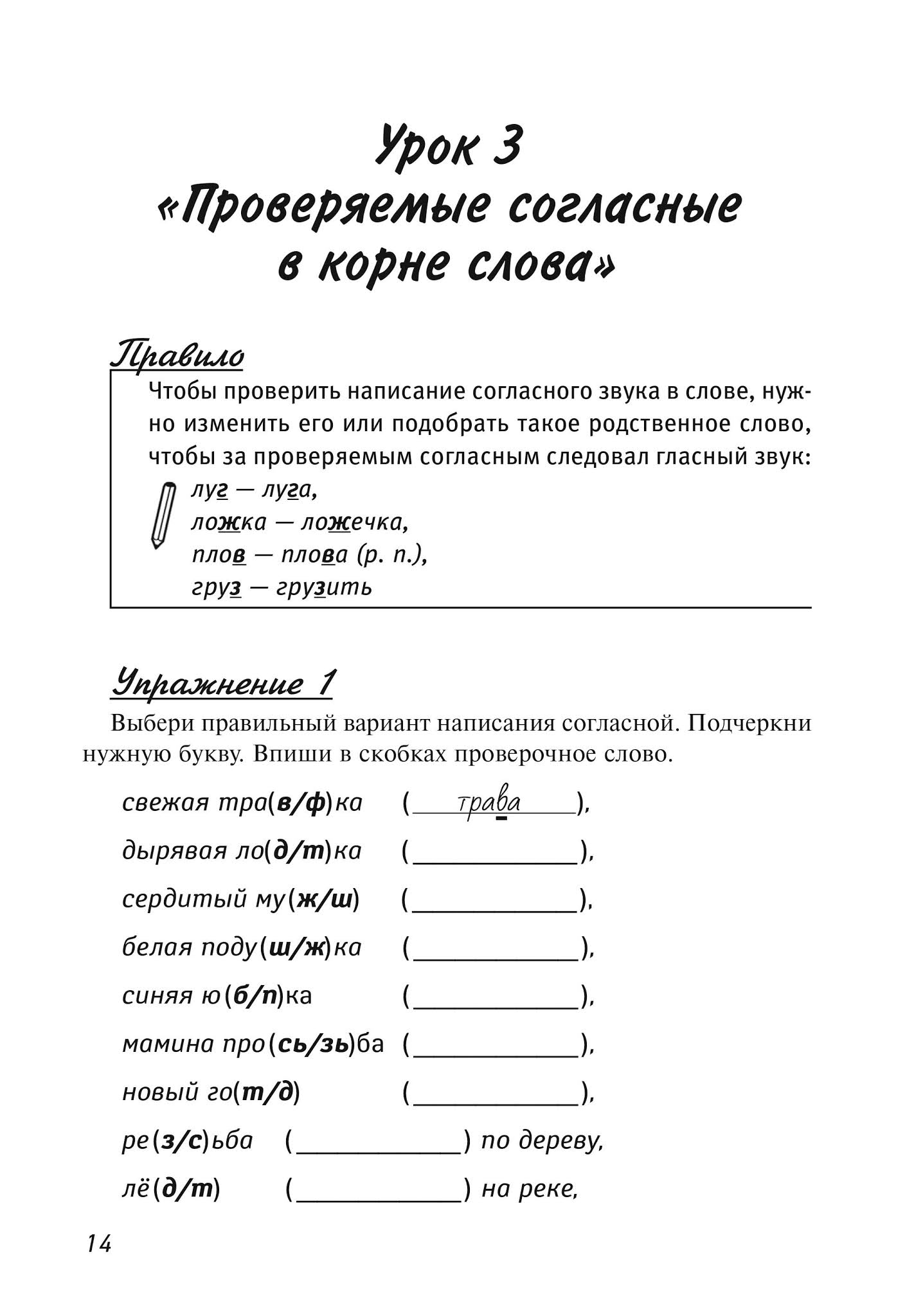Пишем без ошибок - Рабочая тетрадь для повышения грамотности и внимания ...
