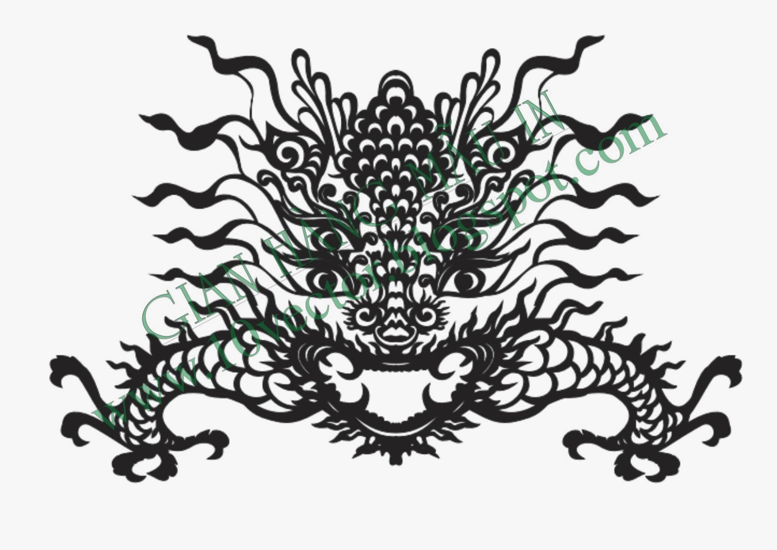 Vector đầu rồng - VECTOR ĐẸP - GIAN HÀNG MẪU IN