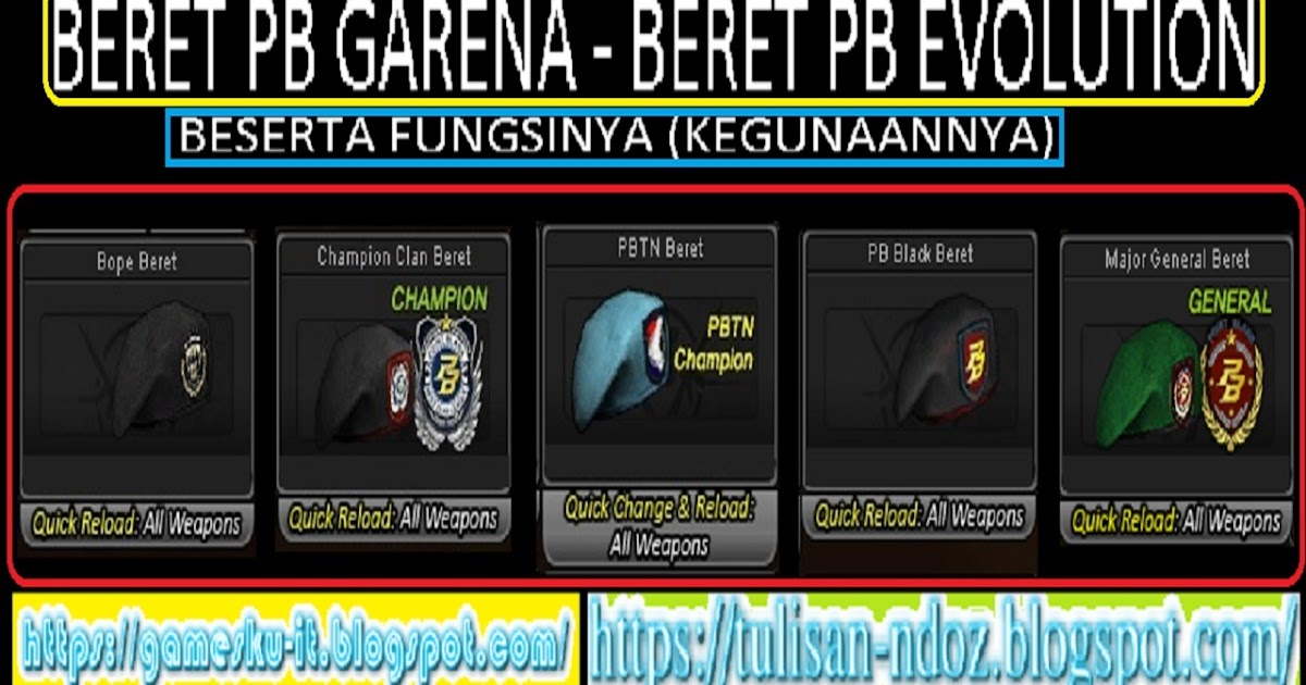 Beret Terhebat PB Evolution ~ GAMESKU-IT PB ZEPETTO DAN MLBB